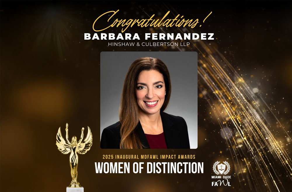 Barbara Fernandez Honored as One of Ten Women of Distinction in the ...
